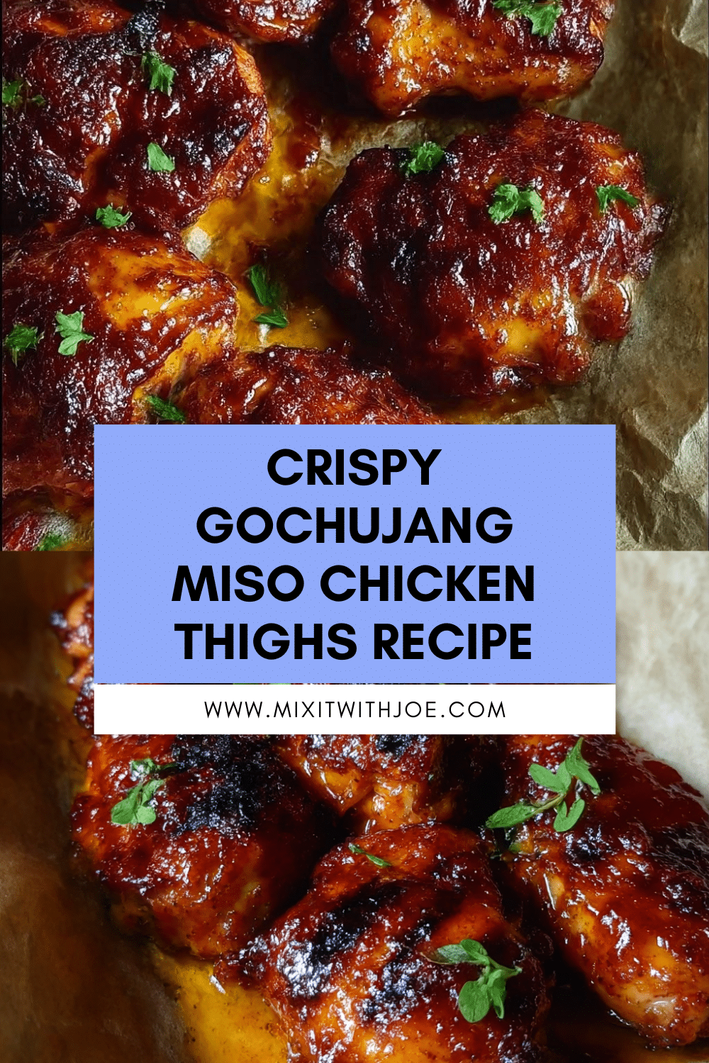 Gochujang Miso Chicken Thighs: Crispy, Spicy & Irresistible